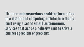 Designing microservices platforms with nats | PDF