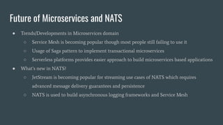 Designing microservices platforms with nats | PDF