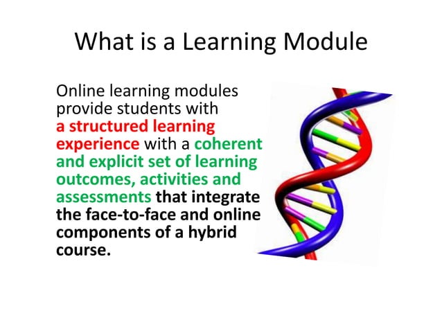 Designing modules for deeper learning | PPTX