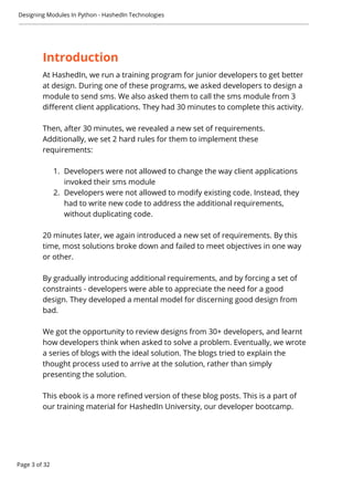 Designing Modules in Python | PDF