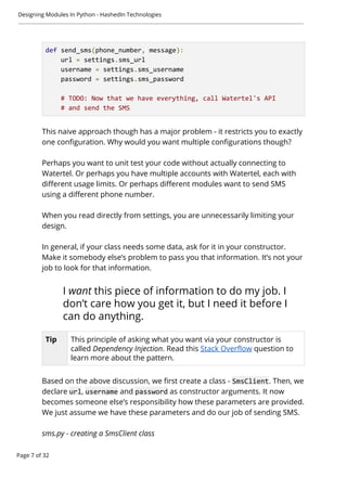 Designing Modules in Python | PDF
