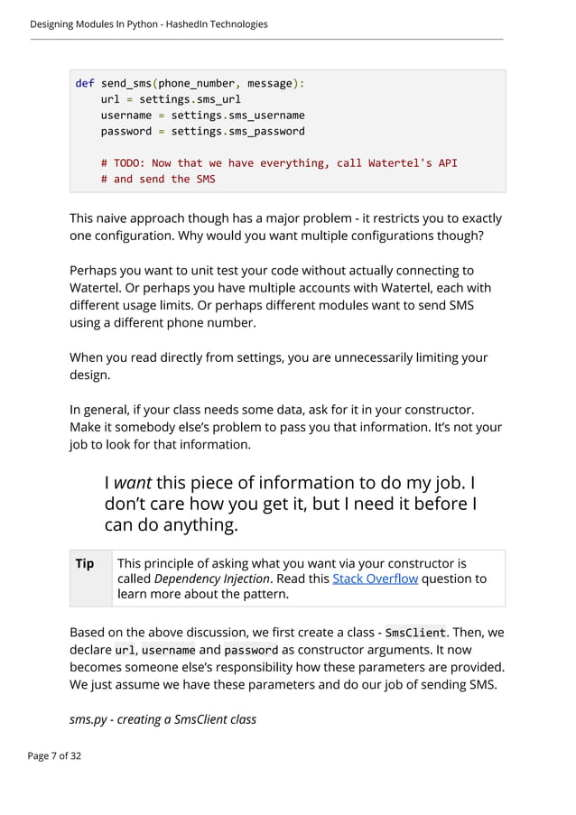 Designing Modules in Python | PDF | Web Development | Internet