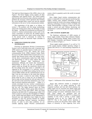 Designing of an automated power meter reading | PDF