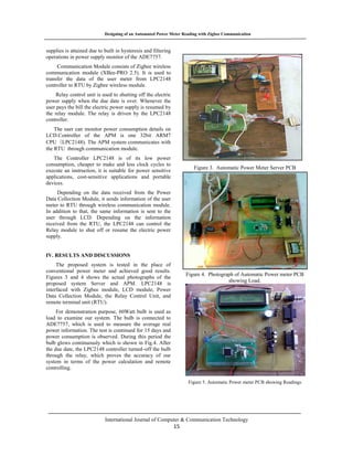 Designing of an automated power meter reading | PDF
