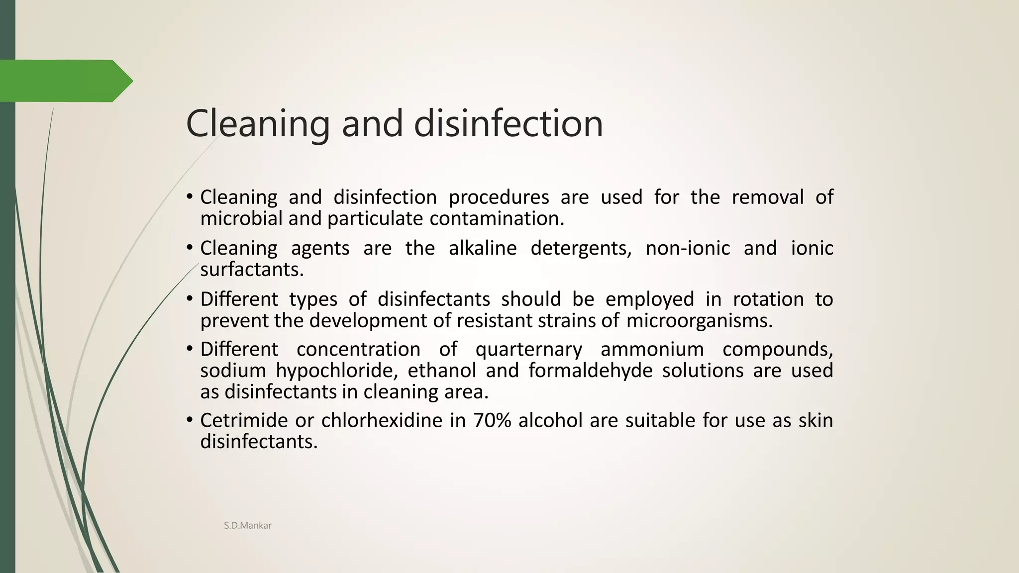 Designing of aseptic area | PPTX