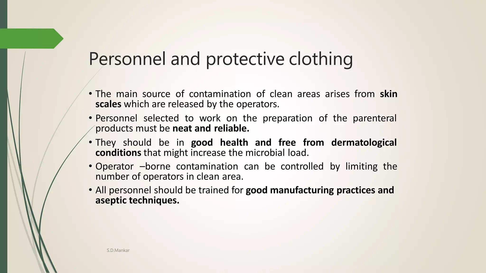 Designing of aseptic area | PPTX