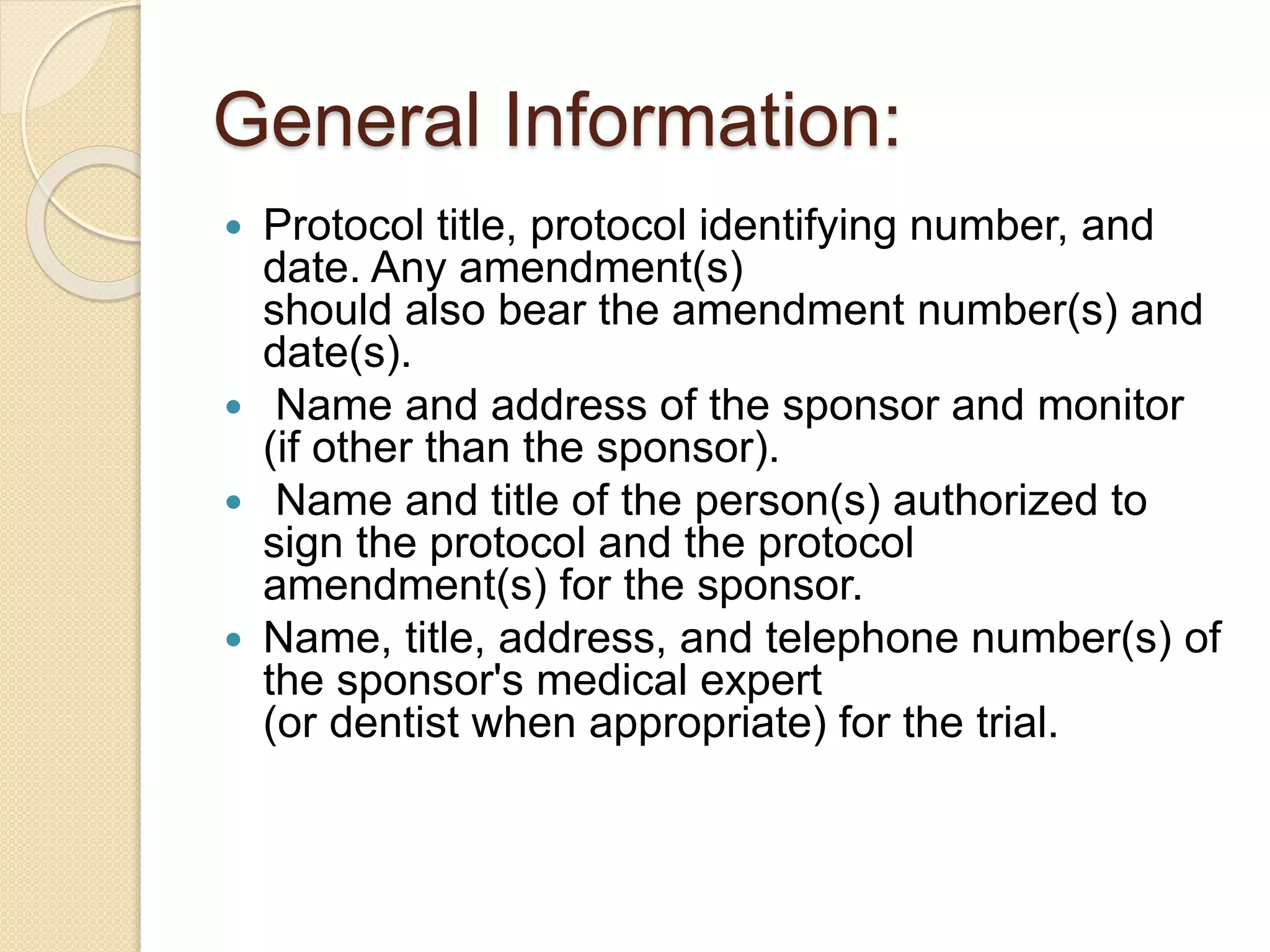 Designing of clinical study protocol rumana hameed | PPTX