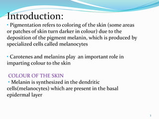 Designing of cosmeceutical product addressing pigmentation | PPTX