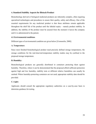 Designing of drug delivery system for biotechnology products considering stability aspects and ...