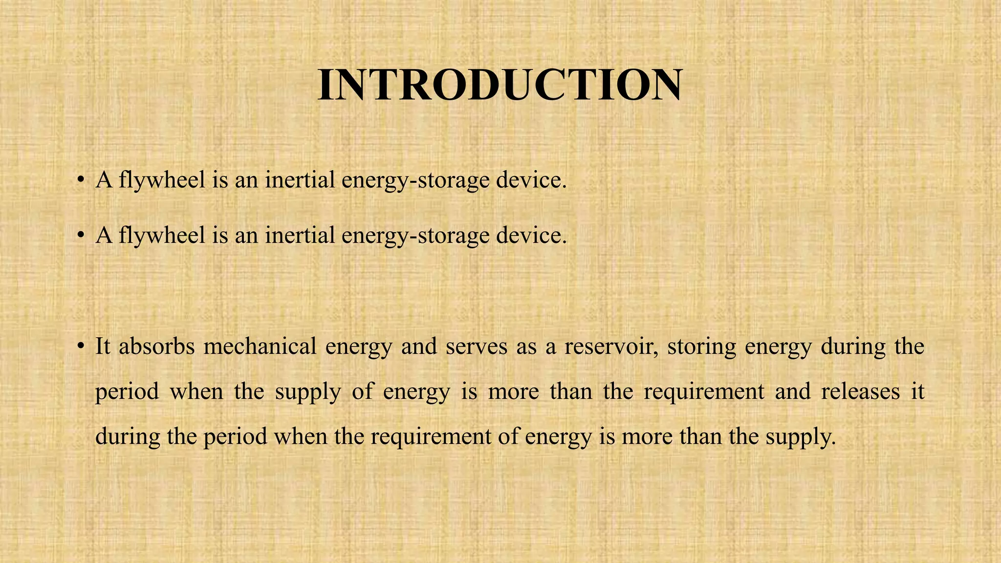 Designing of fly wheel | PPTX