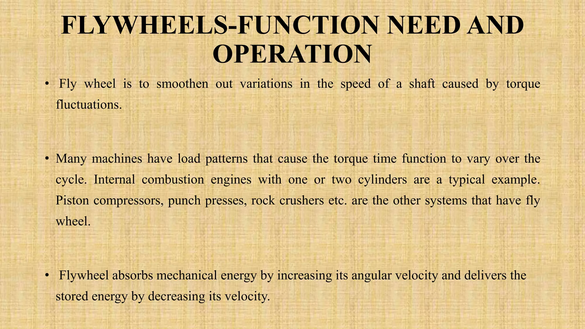 Designing of fly wheel | PPTX