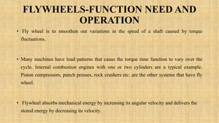 Designing of fly wheel | PPTX