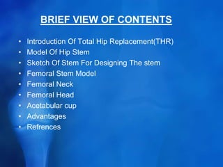 HIPS STEM DESIGN-- Ashish Sharma | PPTX