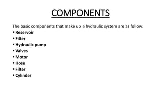 Designing of hydraulic system | PPTX