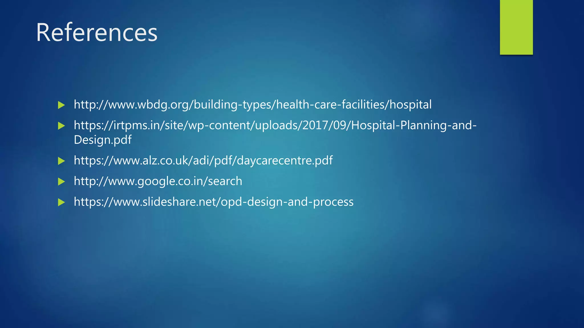 Designing of OPD and day care services | PPTX