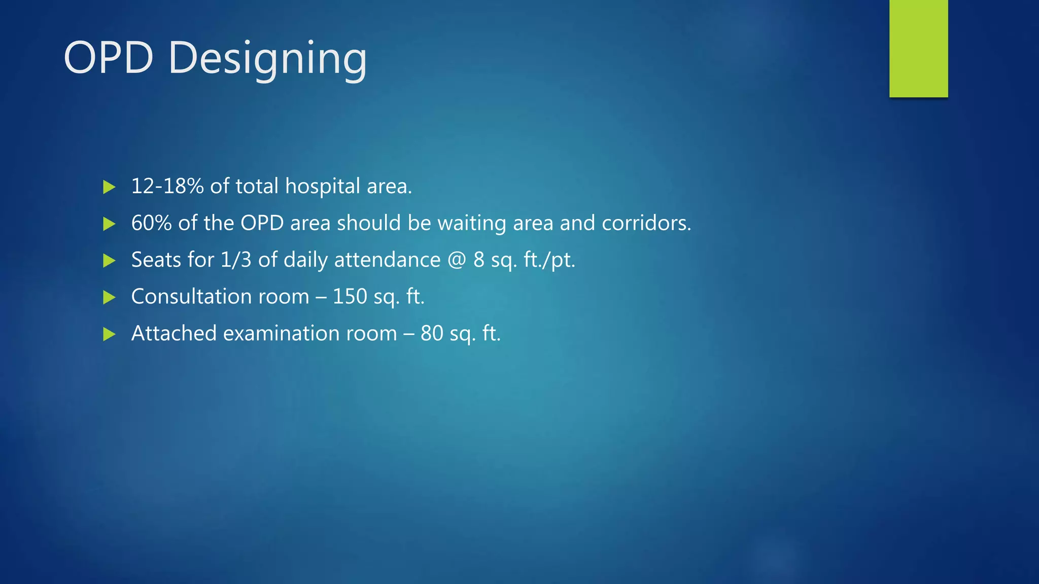 Designing of OPD and day care services | PPTX