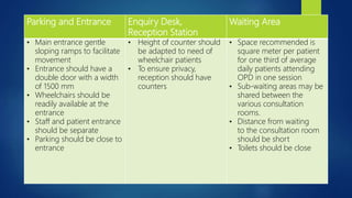Designing of OPD and day care services | PPTX