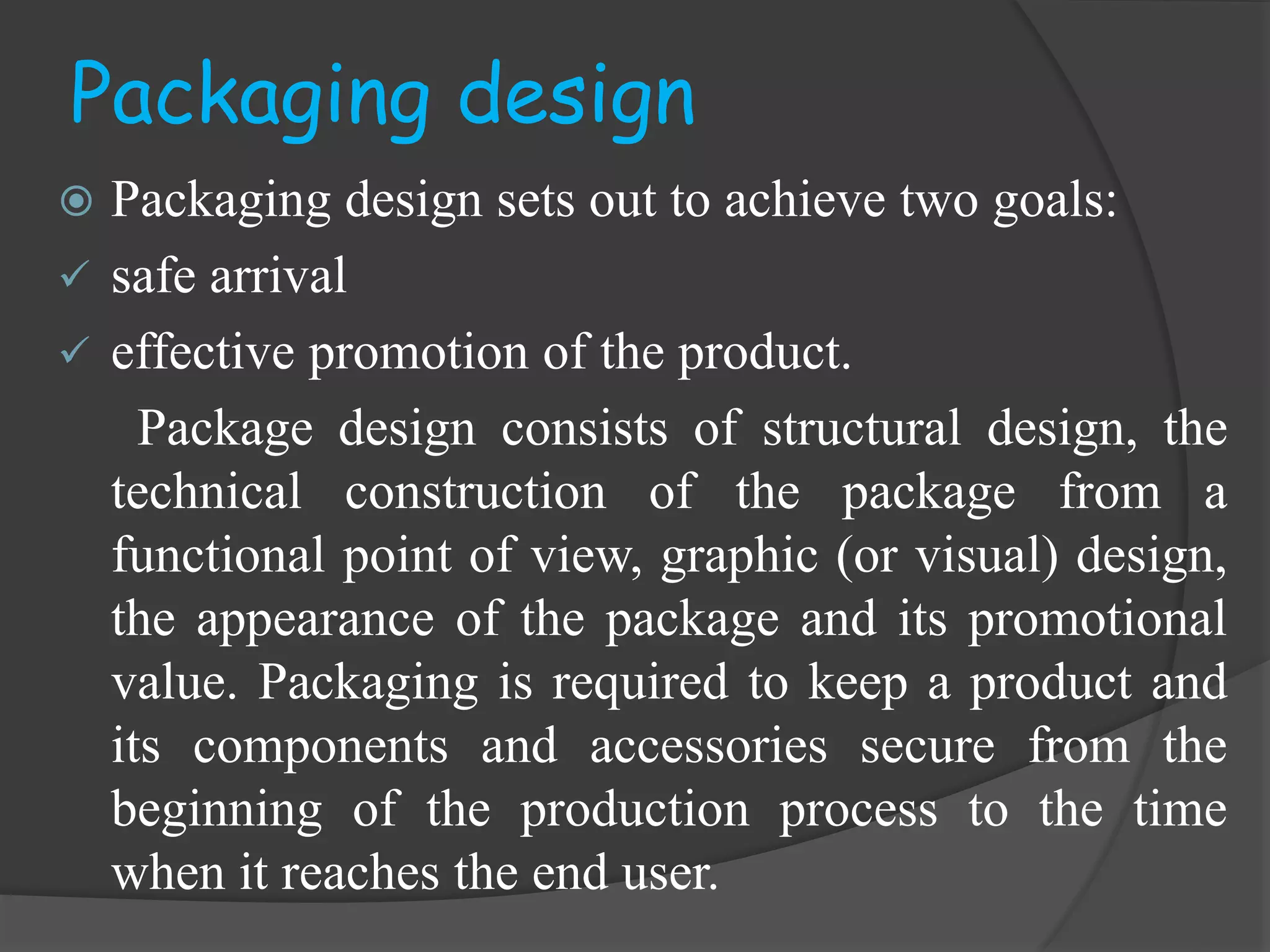Designing of packaging materials for international market | PPTX