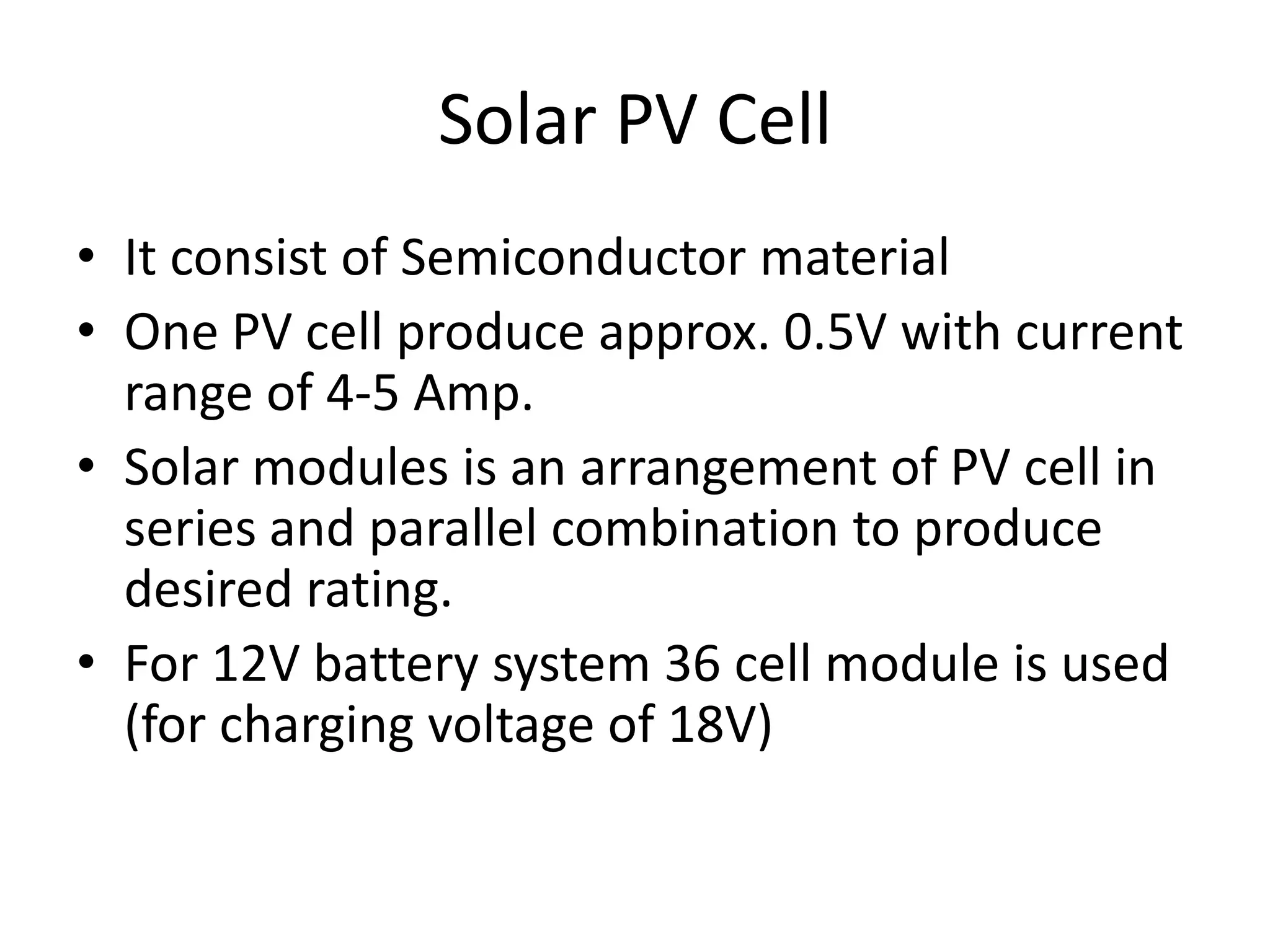 Design Aspect of Standalone PV system | PPTX
