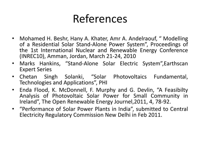 Design Aspect of Standalone PV system | PPTX | Gas and Electric | Home ...