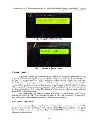 Designing of telecommand system using system on chip soc for spacecraft ...