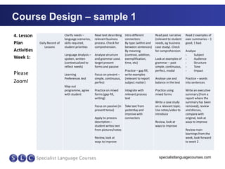 Designing One-to-One Language Courses | PPT