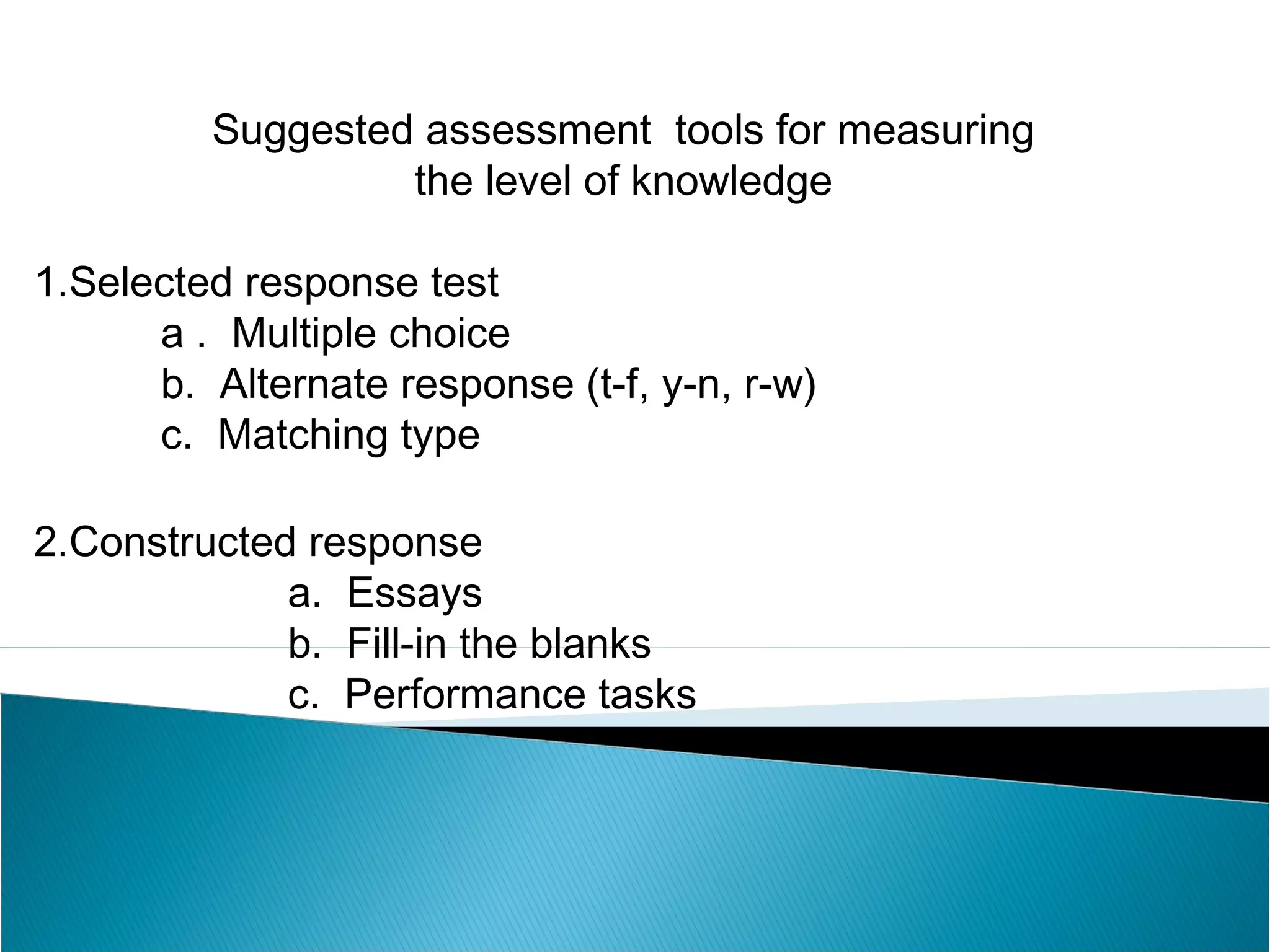Designing paper & pencil tests 1 | PPT