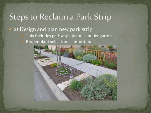 Designing Parkstrips | PPT