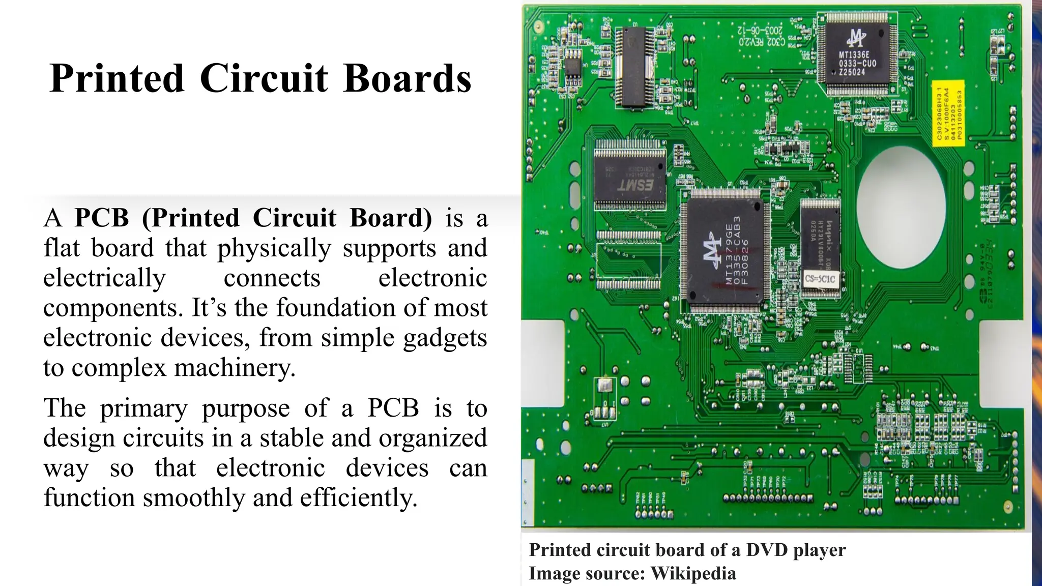 Designing Printed Circuit boards, Software Choices, The Design Process | PPTX