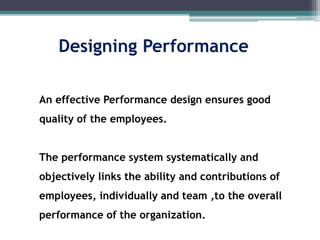 Designing performance & skill based pay system group5 | PPTX