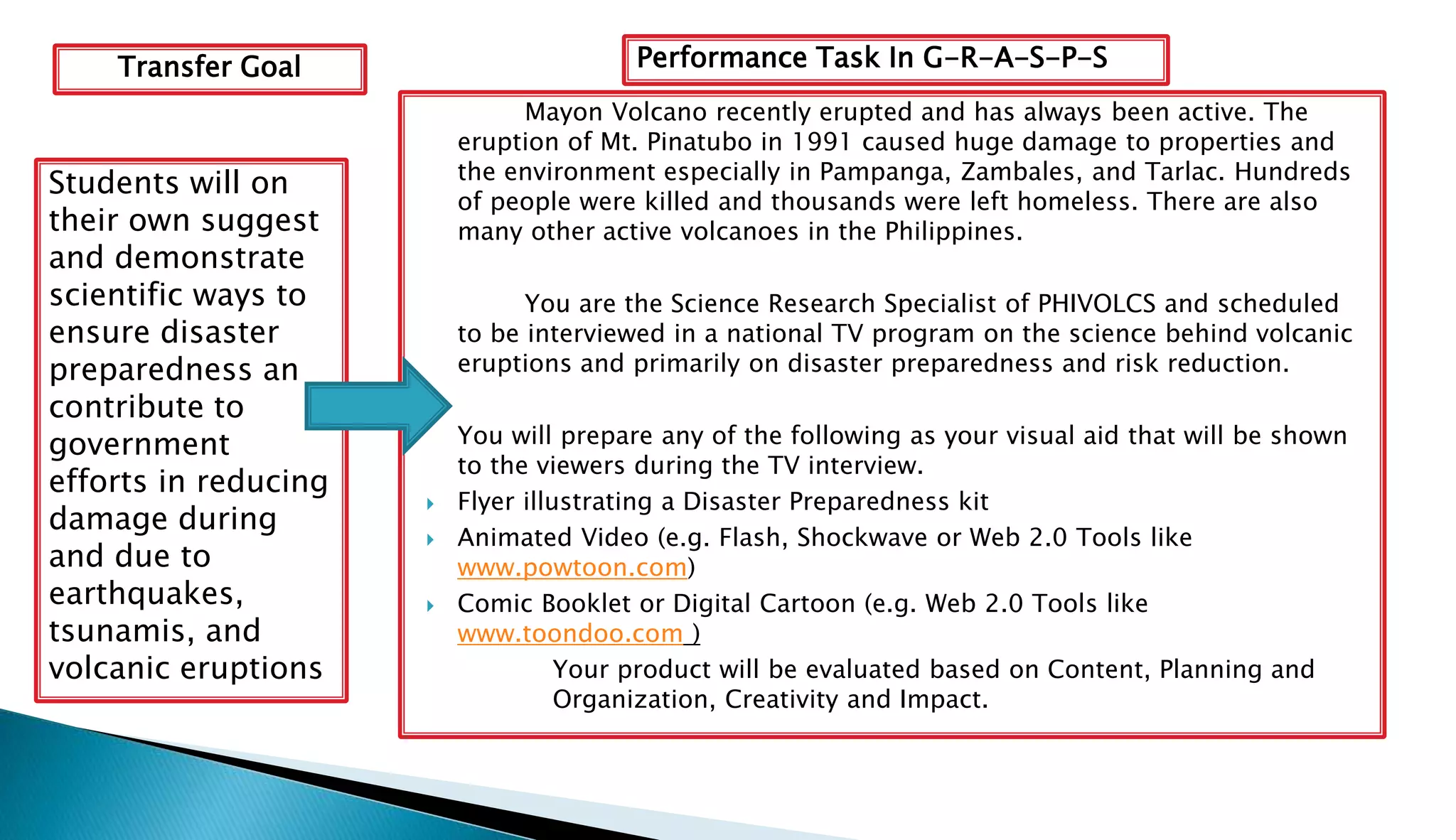 Designing performance task | PPTX