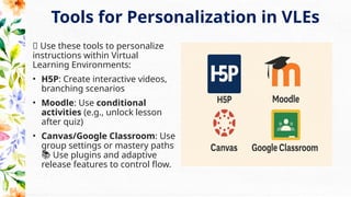Designing Adaptive Learning Paths in Virtual Learning Environments | PPTX