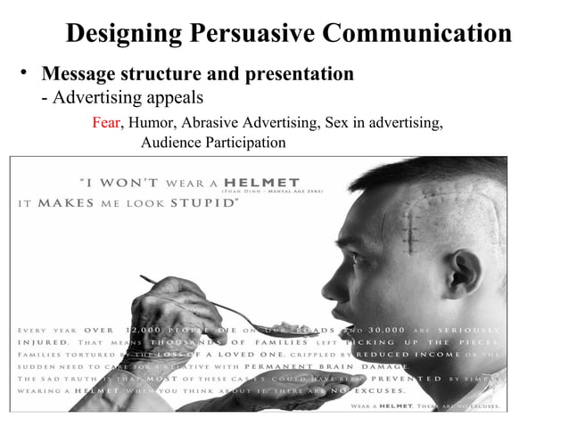 Designing persuasive communication | PPT