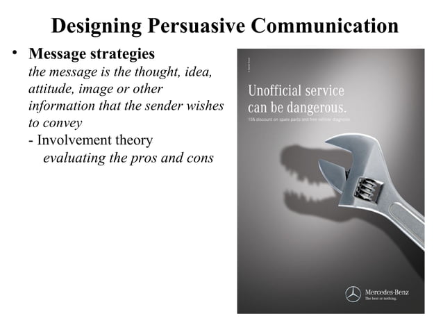 Designing persuasive communication | PPT