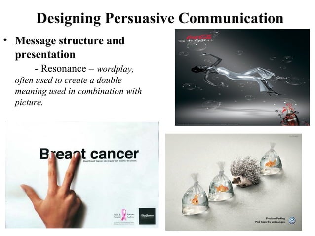Designing persuasive communication | PPT