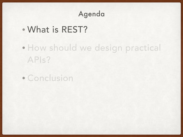 Designing Practical RESTful APIs | PPT