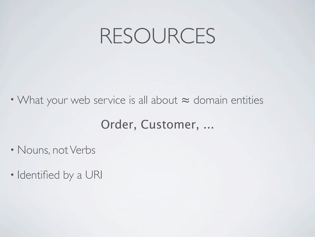 Designing a RESTful web service | KEY | Web Development | Internet