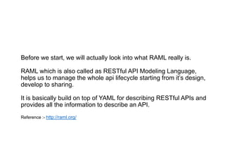 Rest With Raml | PPT