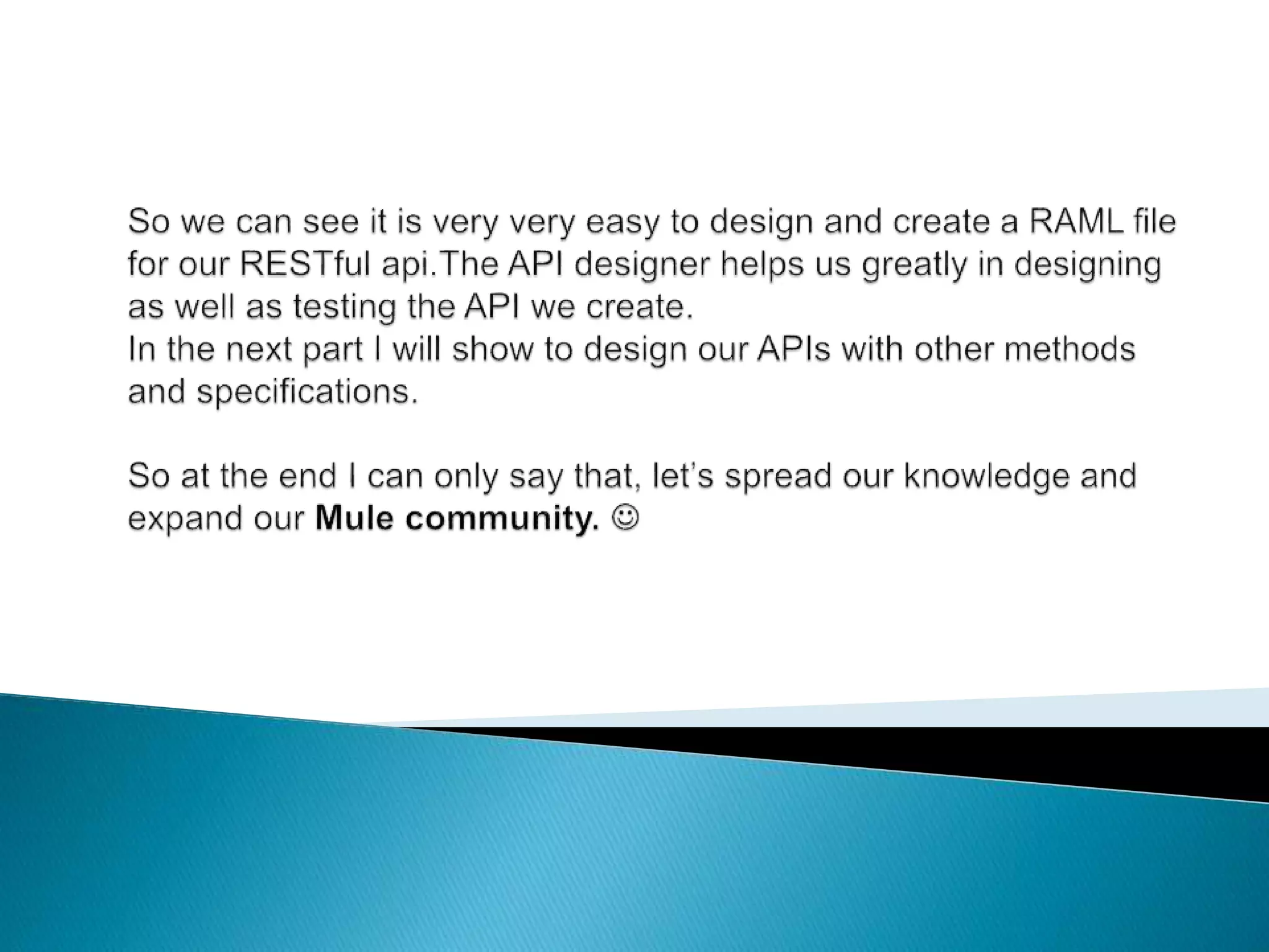 Designing rest with raml | PPTX