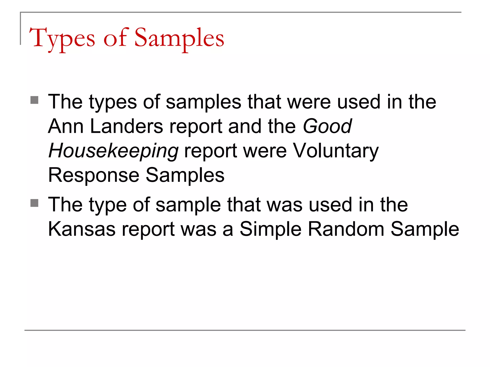 Designing Samples | PPT