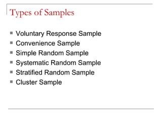 Designing Samples | PPT