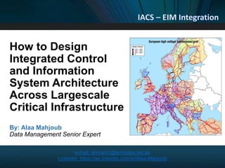 How to Design Integrated Control and Information System Architecture ...