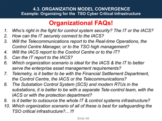 How to Design Integrated Control and Information System Architecture ...