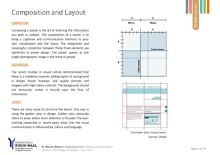 DESIGNING POSTERS: Strategies for Communicating Scientific Projects | PPT
