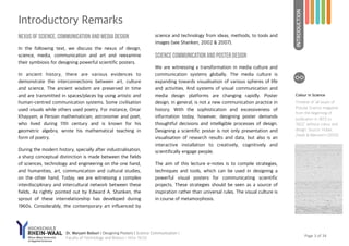 DESIGNING POSTERS: Strategies for Communicating Scientific Projects | PPT