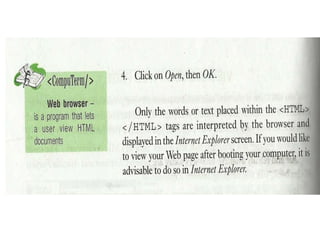 Designing static pages using html | PPTX