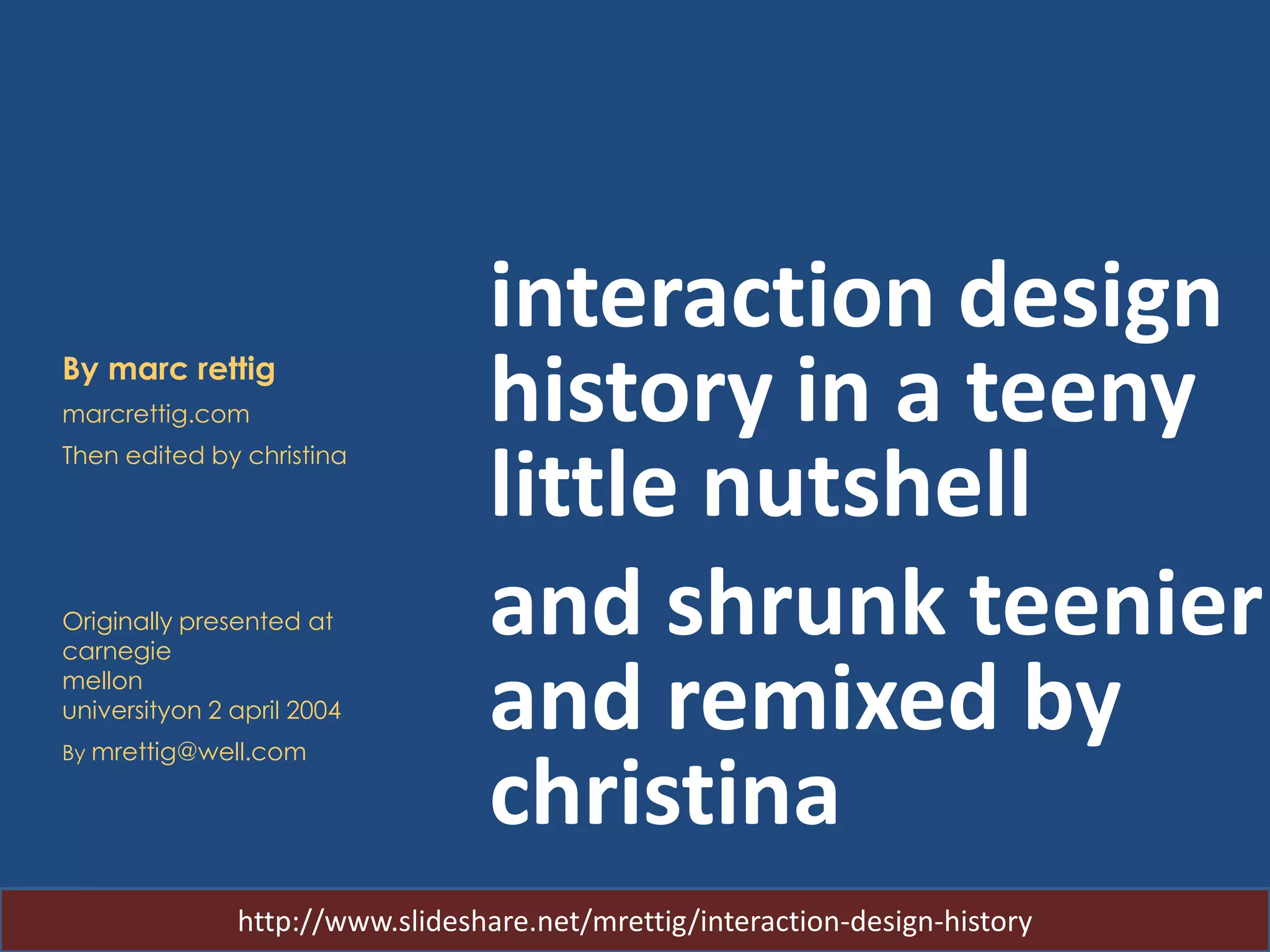 Designing Structure: Interaction Design | PPT