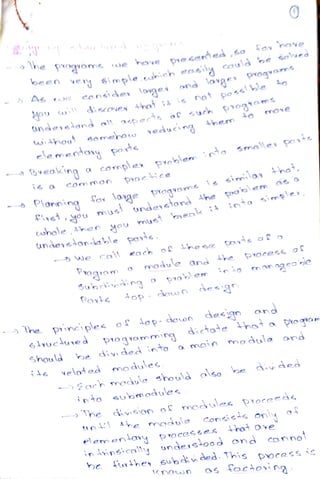 Designing structured programs | PDF