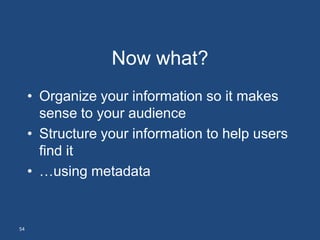 Designing Structure Part II: Information Archtecture | PPT
