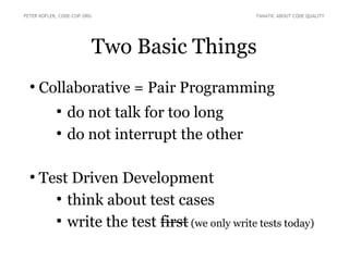 Coding Dojo for Testers/Testing Dojo: Designing Test Cases with ...